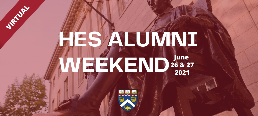 Harvard Extension School Virtual Alumni Weekend, June 26 & 27, 2021 ...